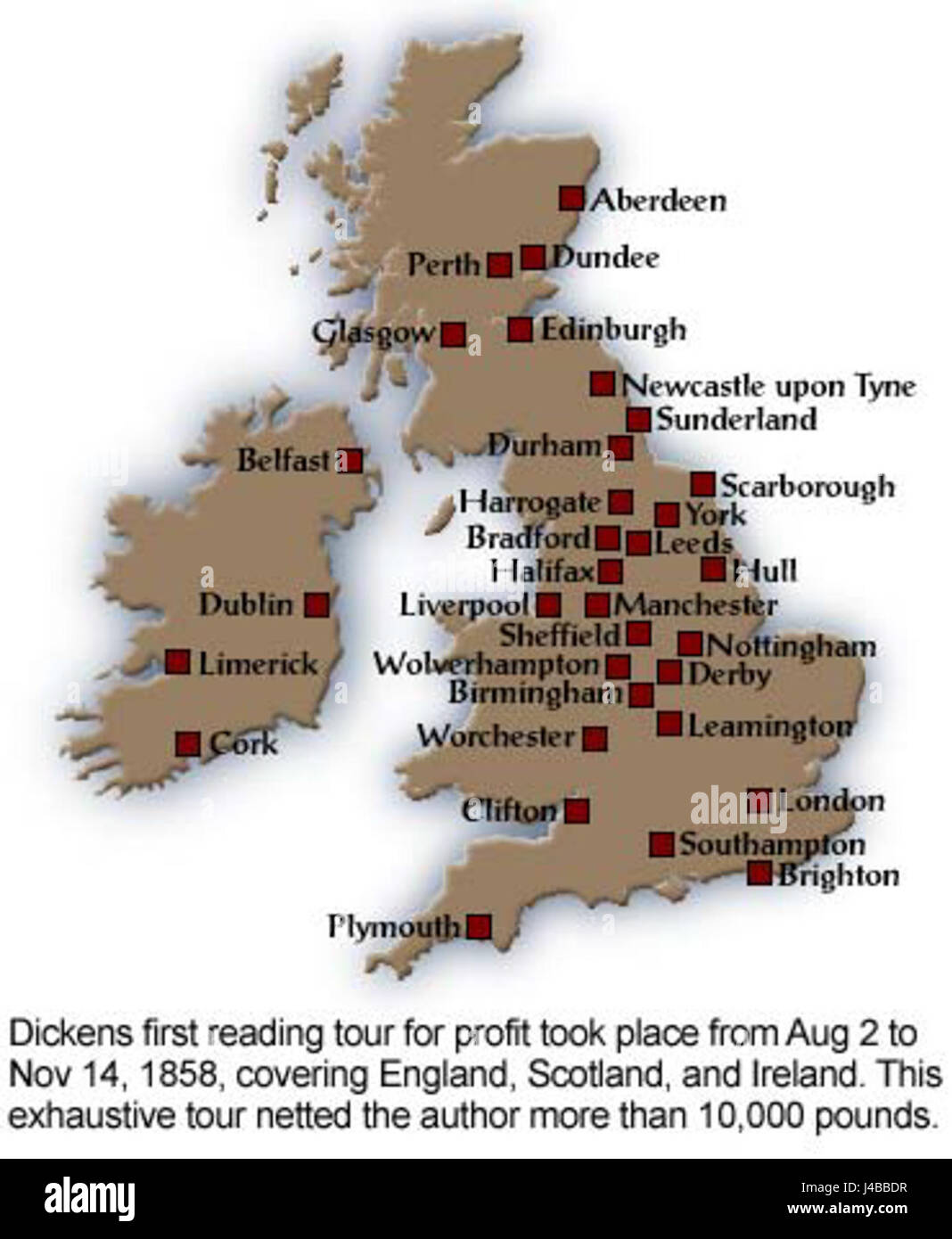 The 'Reading Tour 1858' large is a historical event that showcases a ...