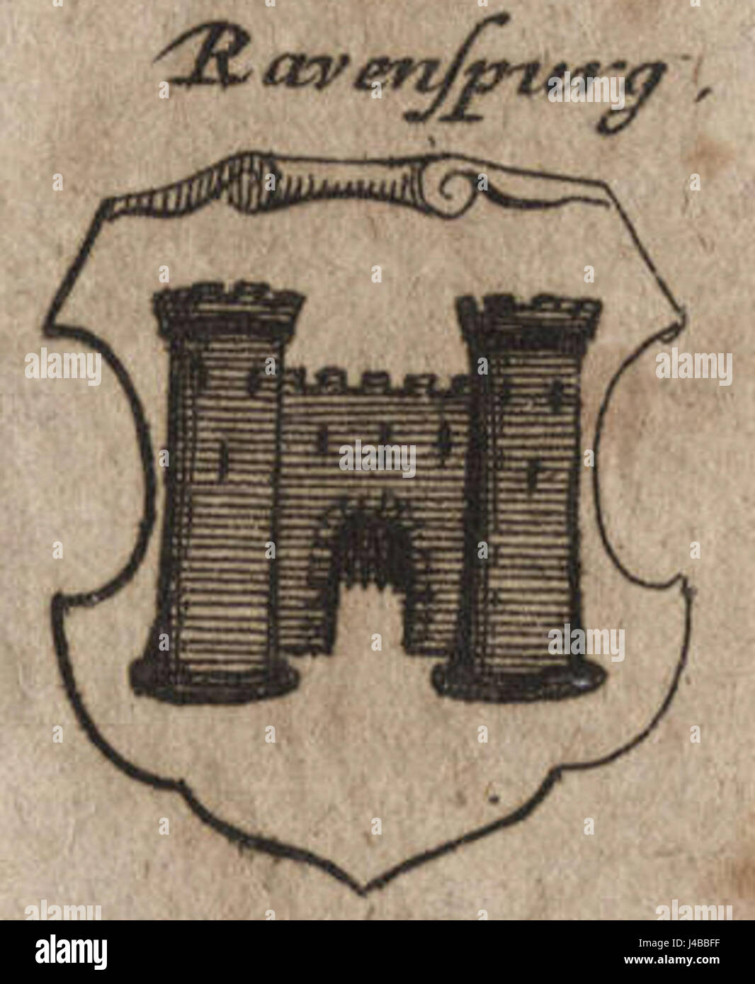 Ravensburg Wappen Stich 3 Stock Photo - Alamy