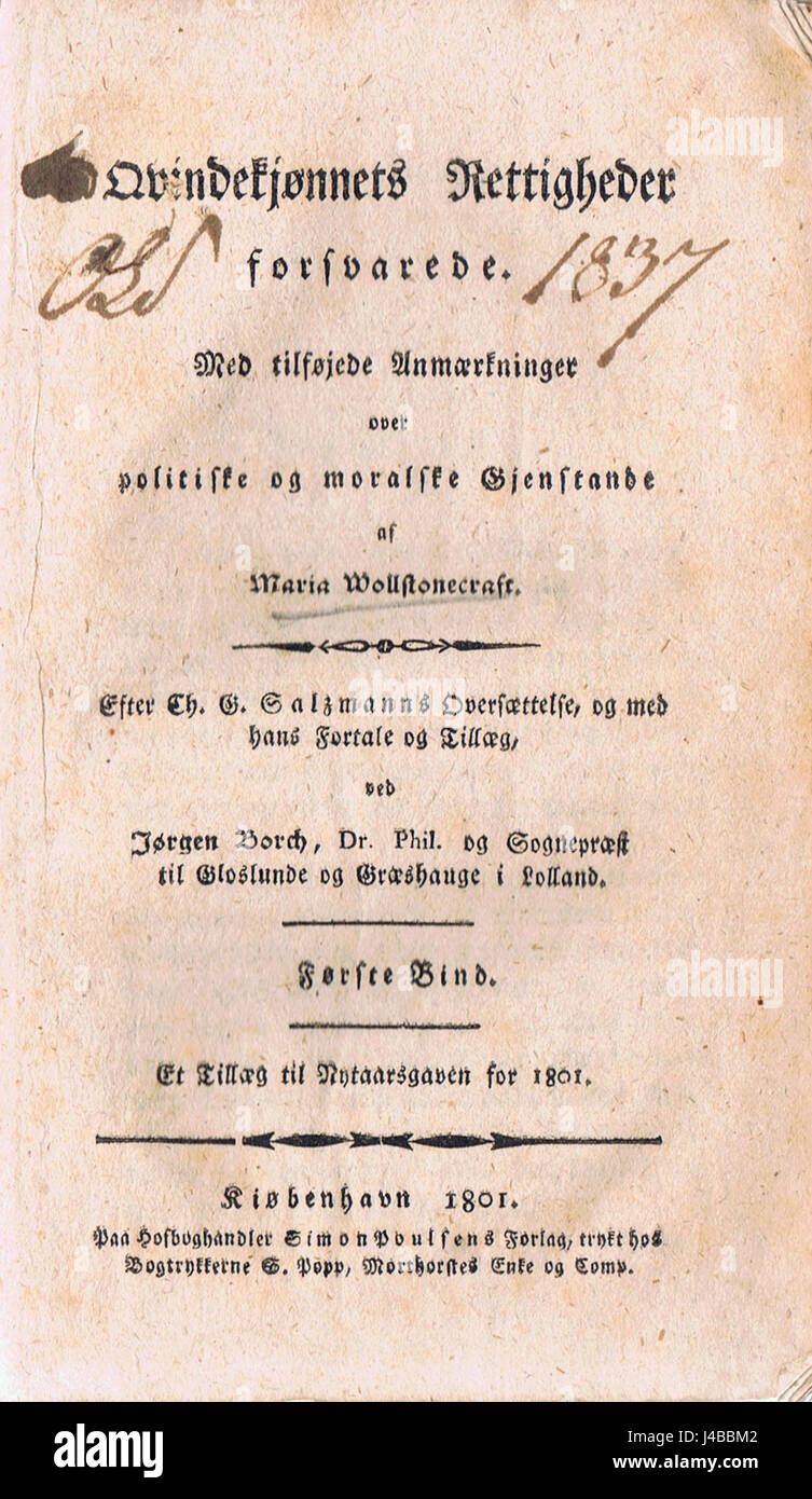 The Danish version of the Rights of Women refers to a historical text ...