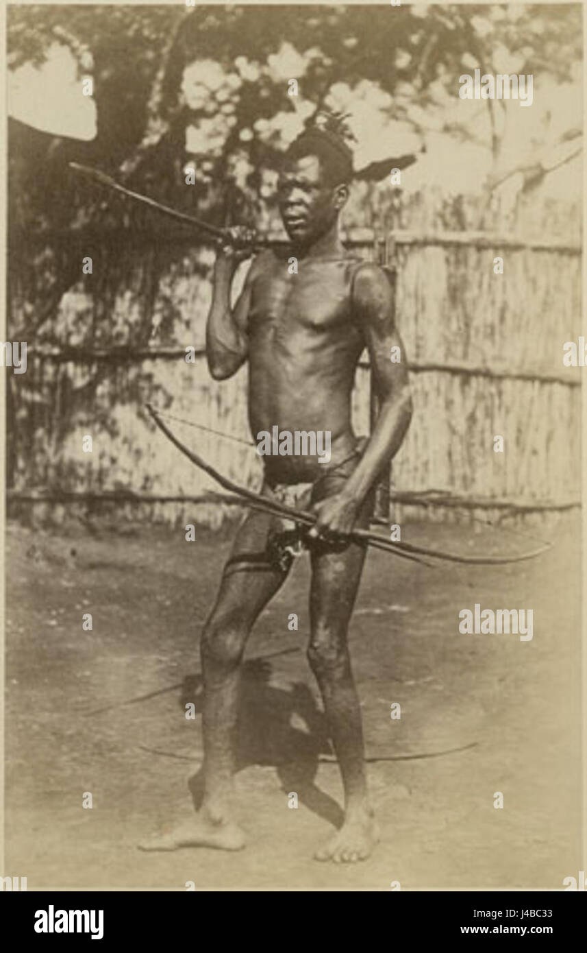 This artwork by Richard Buchta portrays Avokaya, a man depicted with a ...