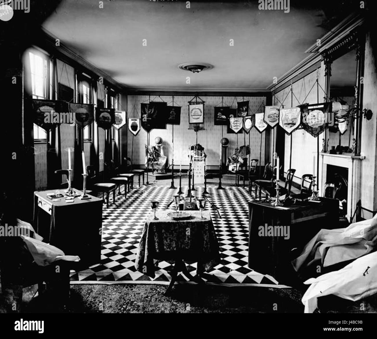 Masonic Hall Black and White Stock Photos & Images - Alamy