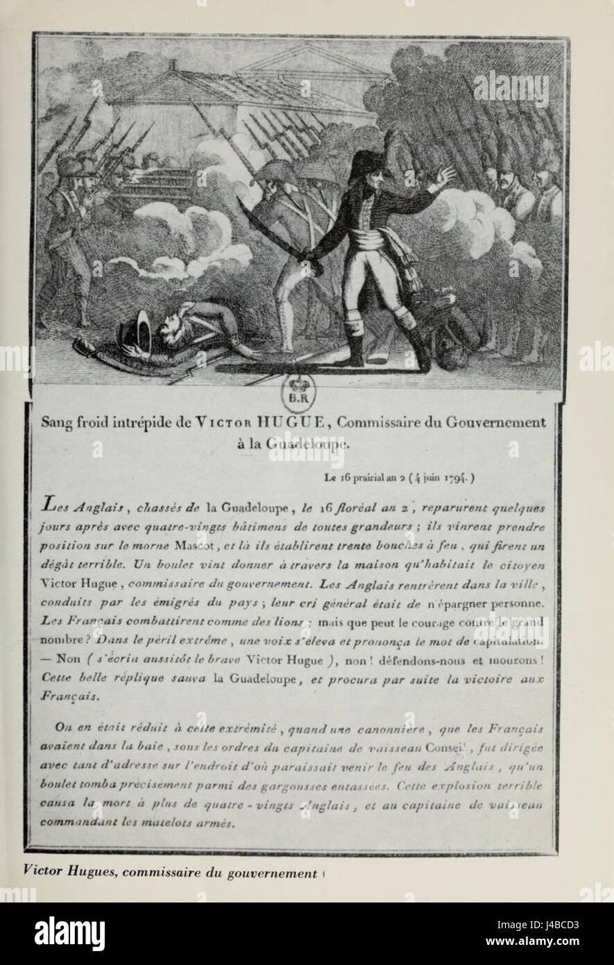 Reprise de la Guadeloupe 2 Victor Hugues Guadeloupe, Lacour T2, p411 ...