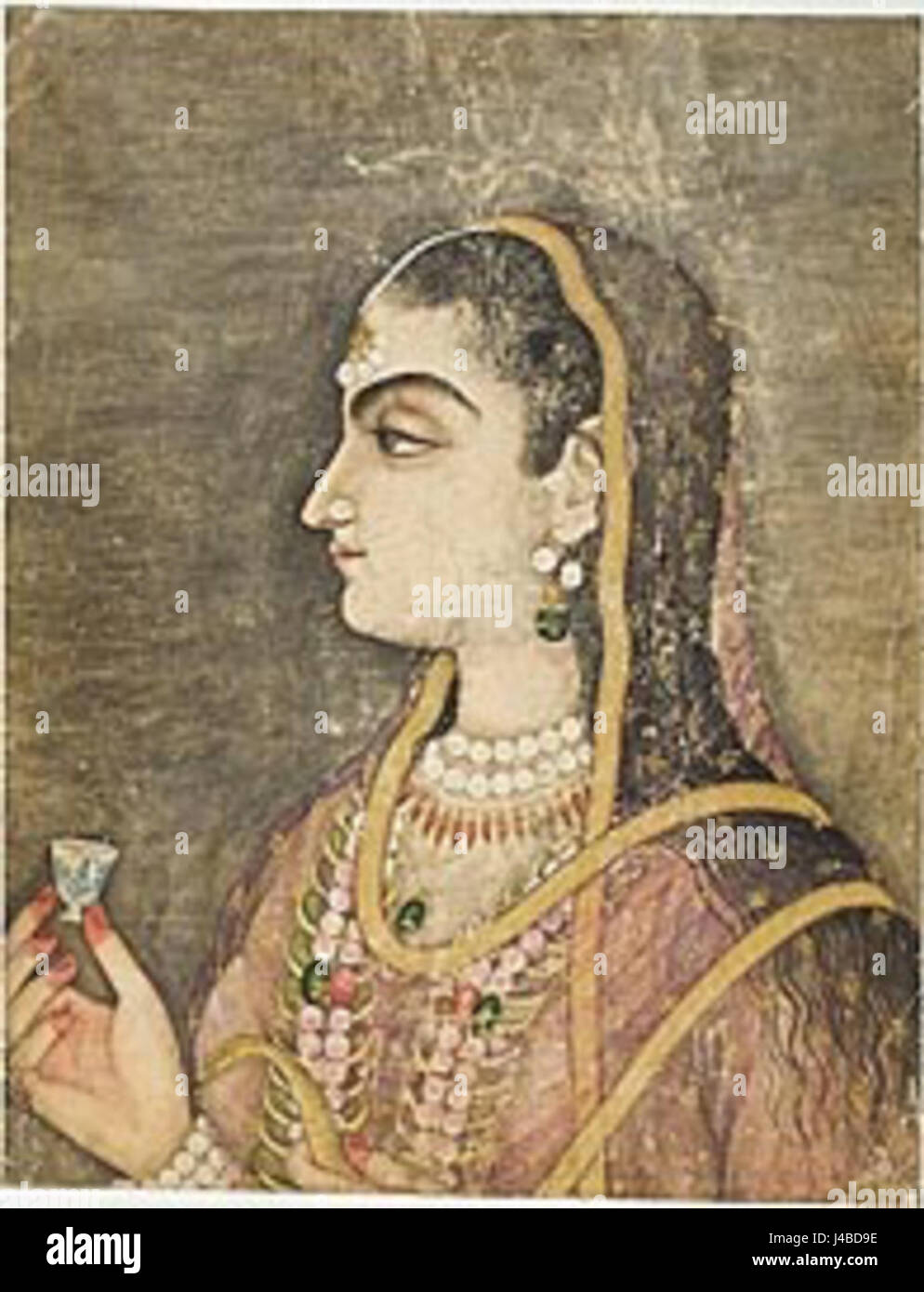 This portrait, titled 'Portrait of a Princess,' depicts the elegant ...