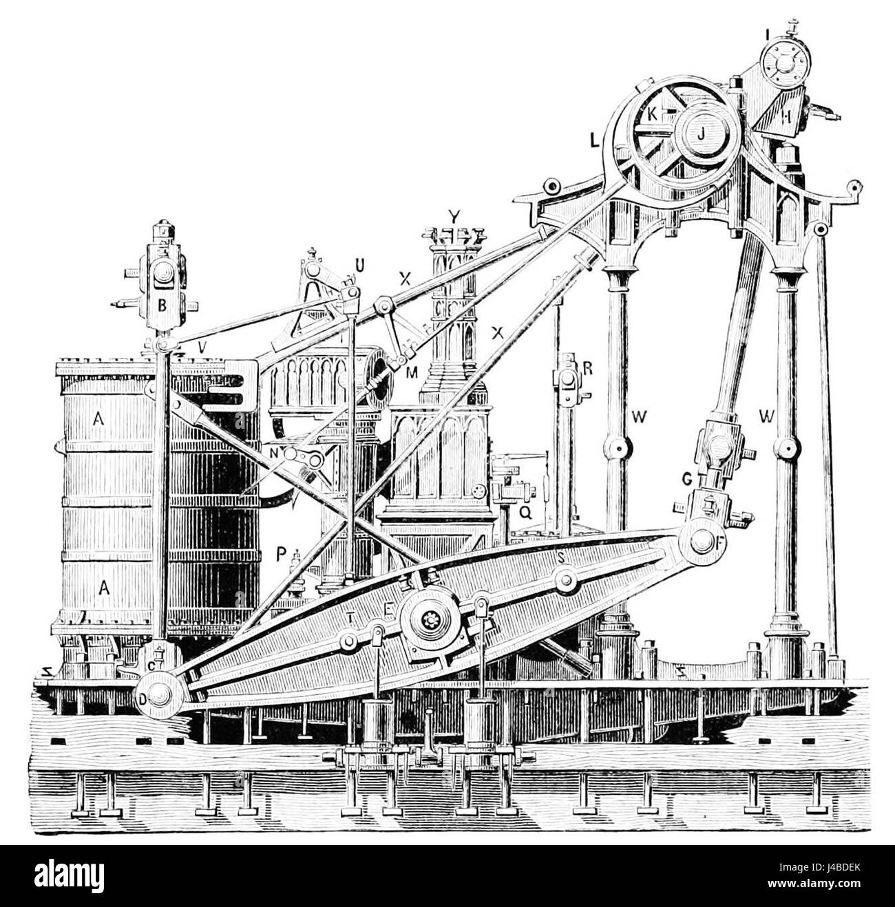 The PSM V12 D550 side lever engine is a mechanical innovation featuring ...