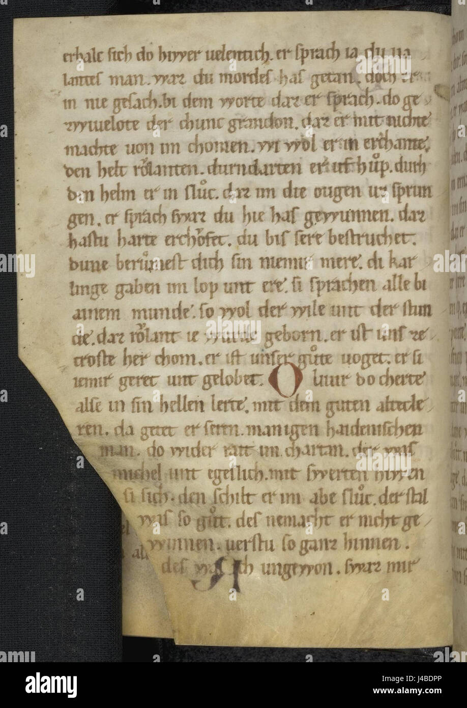 The 'Rolandslied' by Pfaffe Konrad is a medieval German epic poem ...