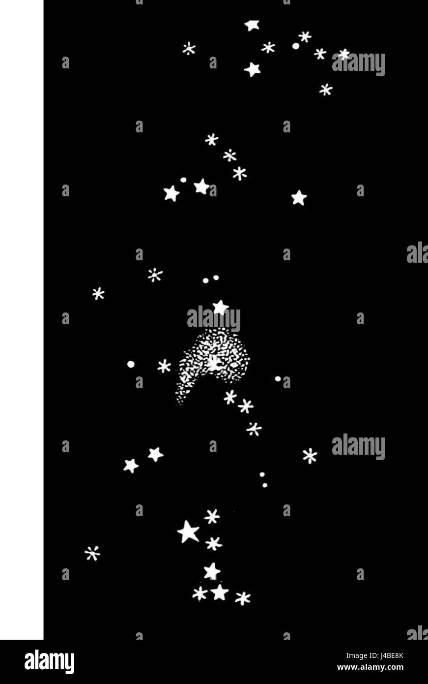 Orion constellation illustration Black and White Stock Photos & Images ...