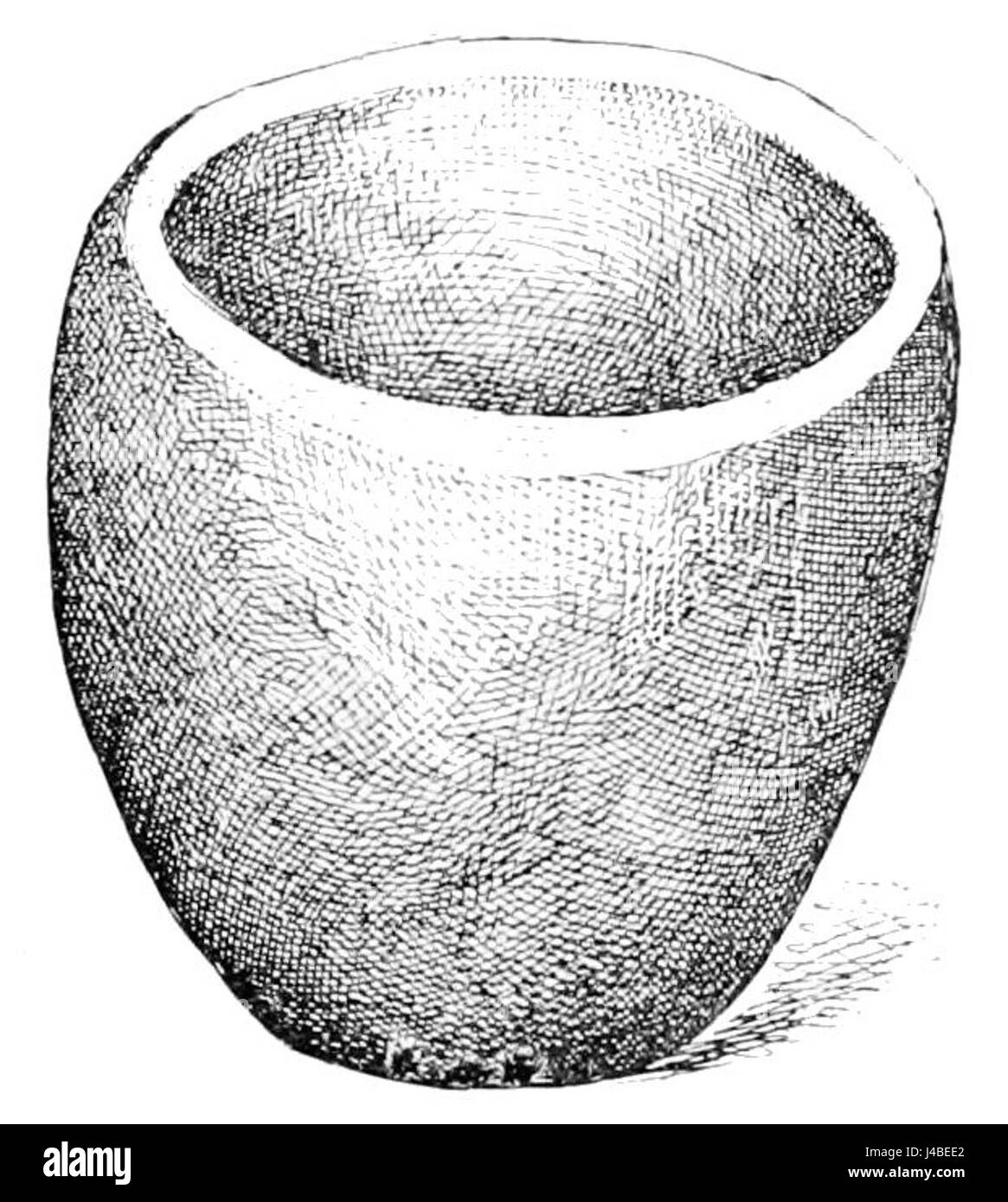 This scientific illustration from PSM Volume 48 depicts a stone jar ...