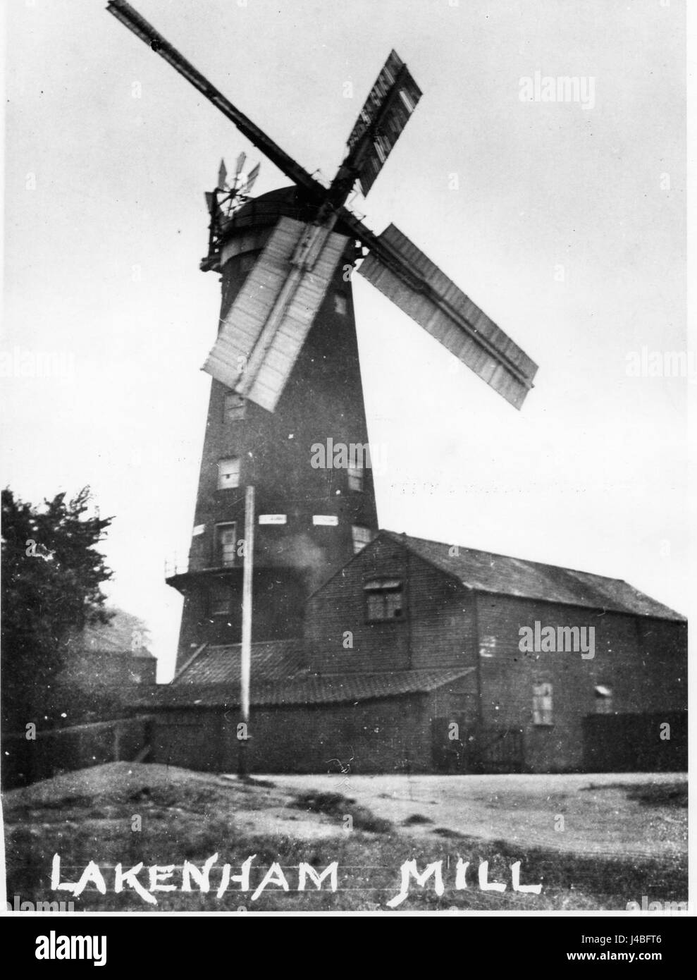 Peafield Mill, located in Lakenham, was photographed in 1896. The image ...