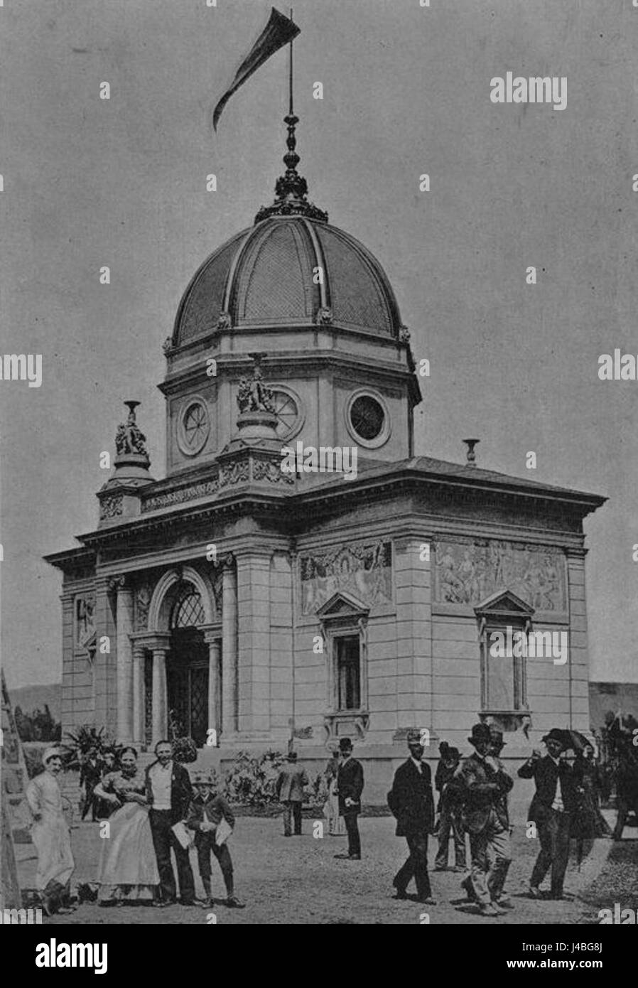 The Pavilion of the Trade Bank and Unity is an important building or ...