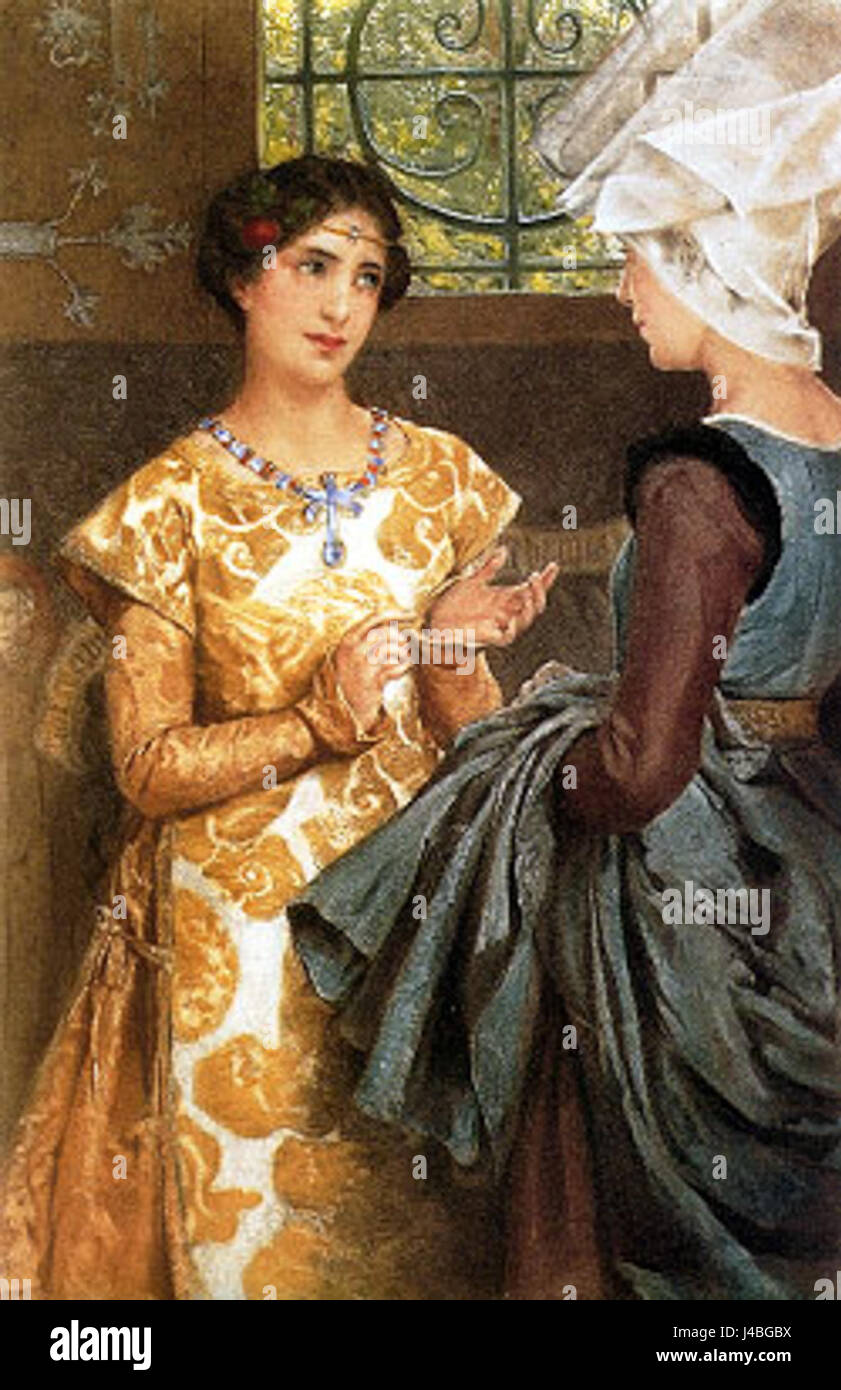 Queen Katherine of France Laura T. Alma Tadema Stock Photo - Alamy