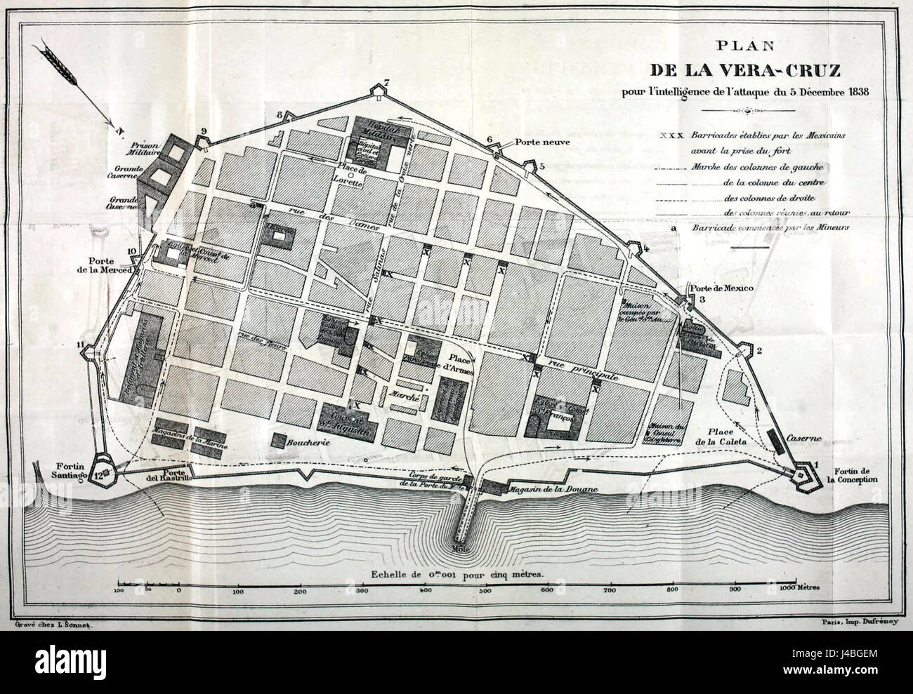 This refers to a military plan for the attack on Veracruz in 1838 ...
