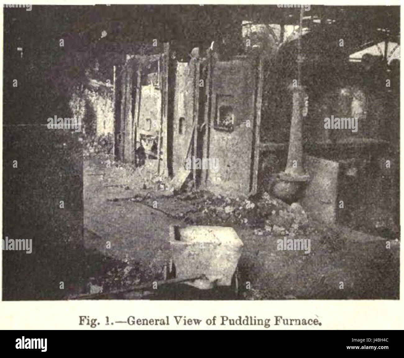 Puddling furnace view Stock Photo - Alamy