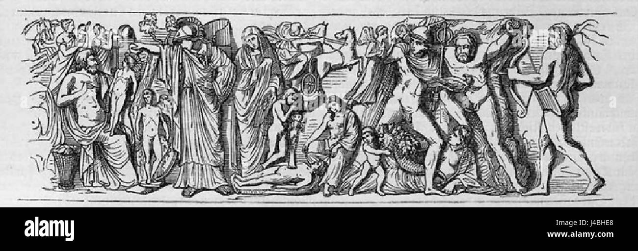 Rome relief Black and White Stock Photos & Images - Alamy