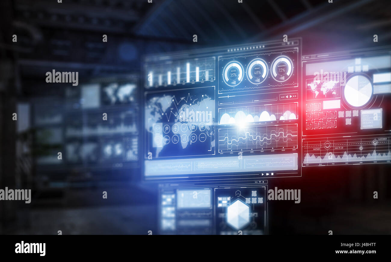 Modern virtual technology background Stock Photo - Alamy