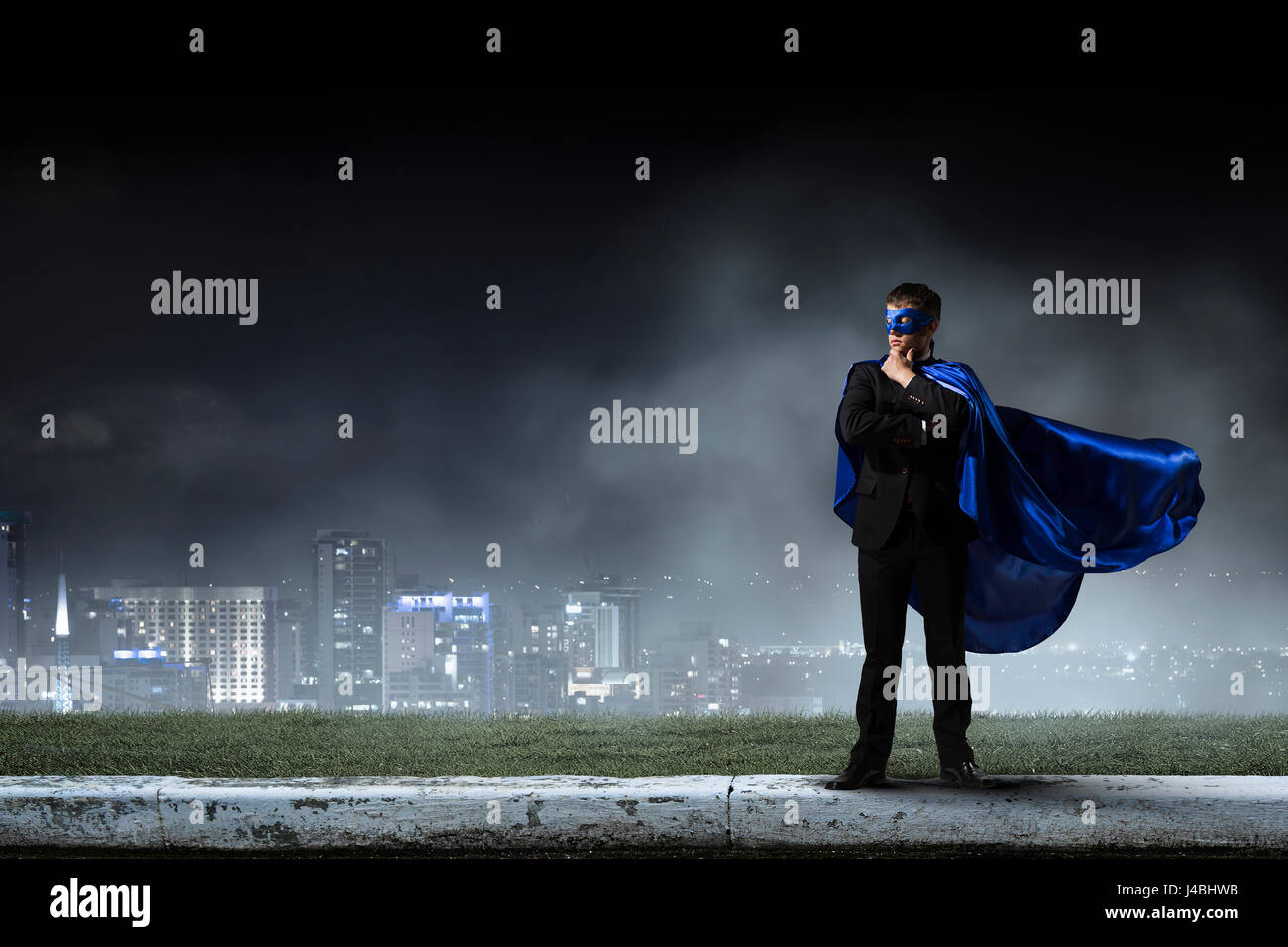 Employee with super skills Stock Photo - Alamy