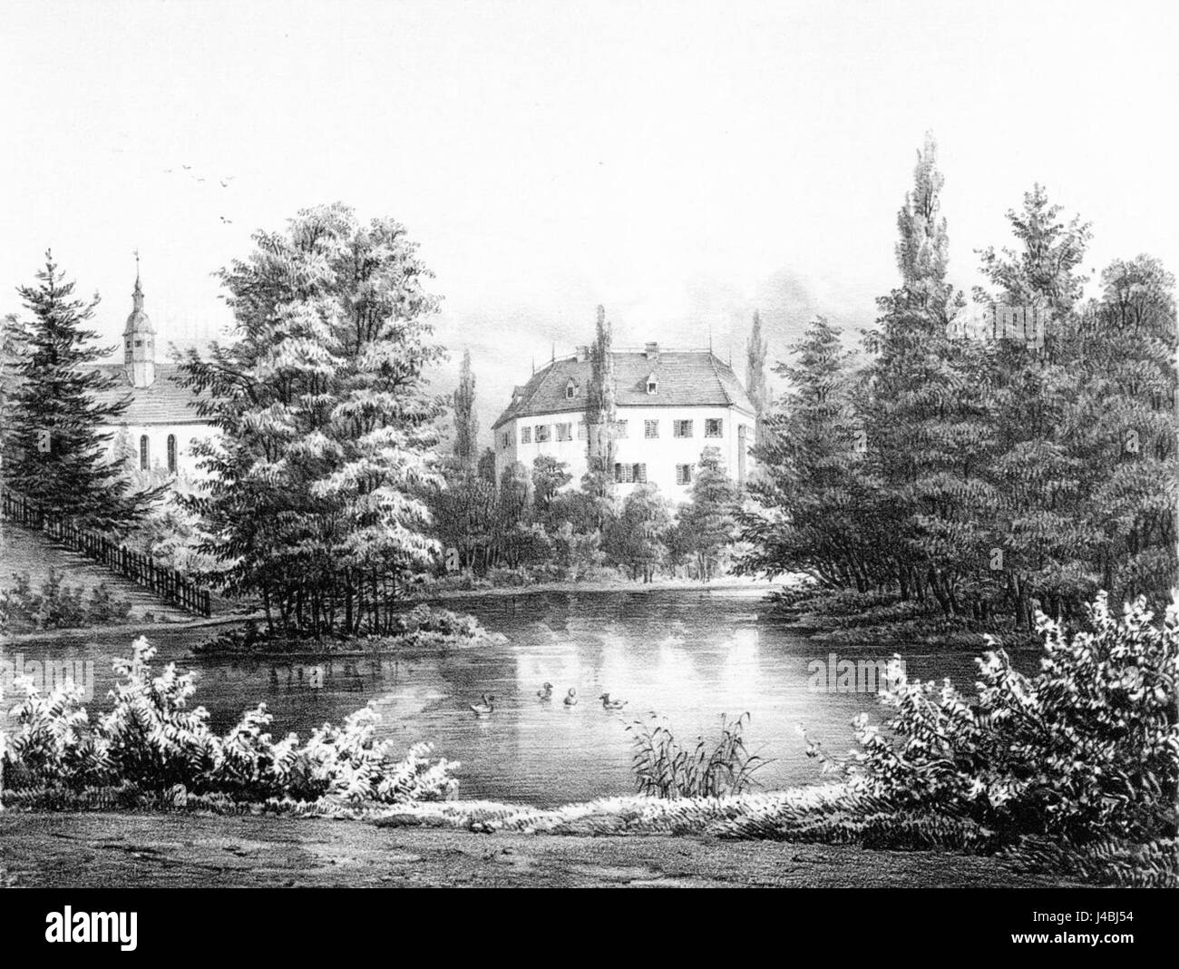 Rittergut Weissenborn is a historical estate, reflecting the ...