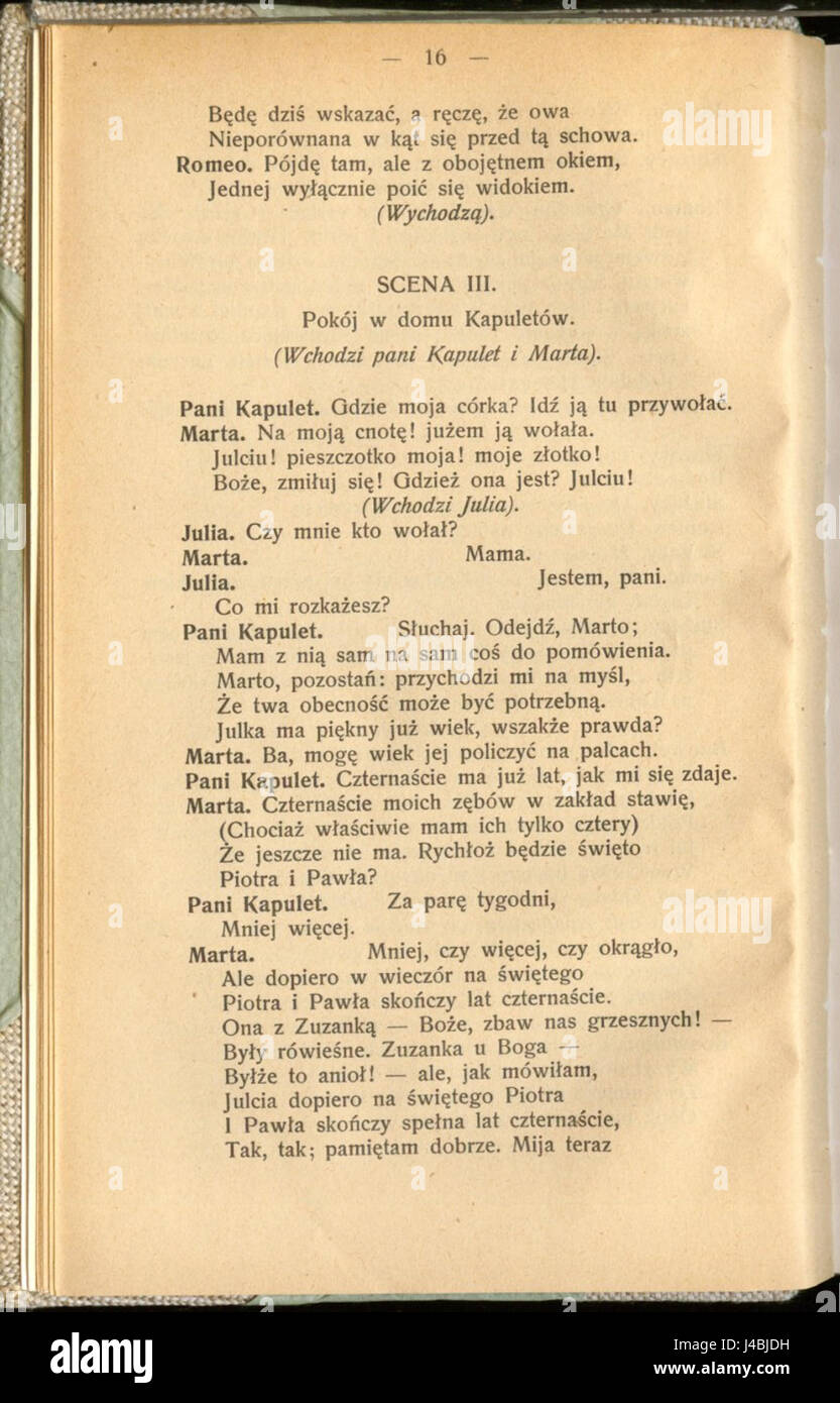 'Romeo i Julia' refers to the famous tragedy by William Shakespeare ...
