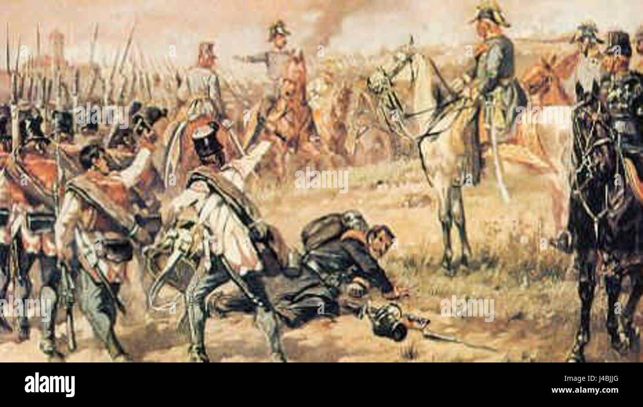 The painting 'Radetzky a Novara' commemorates the Battle of Novara in ...