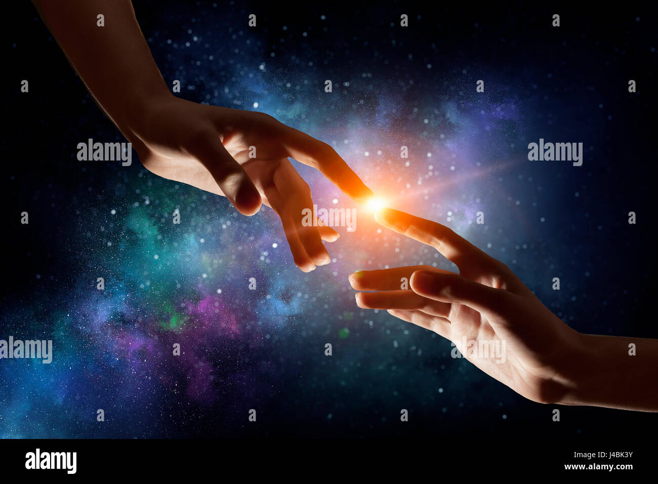 Hand Of God Creation High Resolution Stock Photography and Images - Alamy