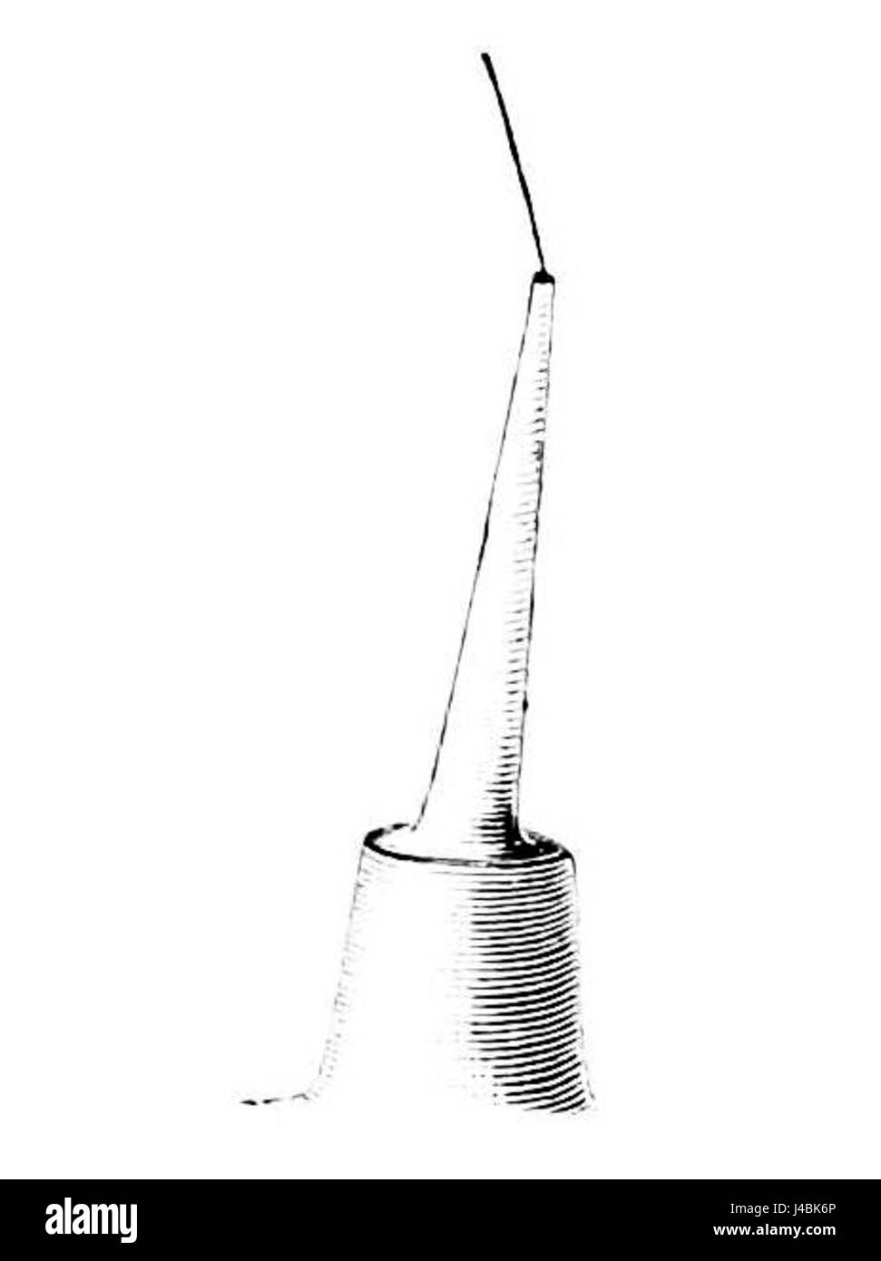 This image shows a silk tube produced by the anterior spinner of a silk ...