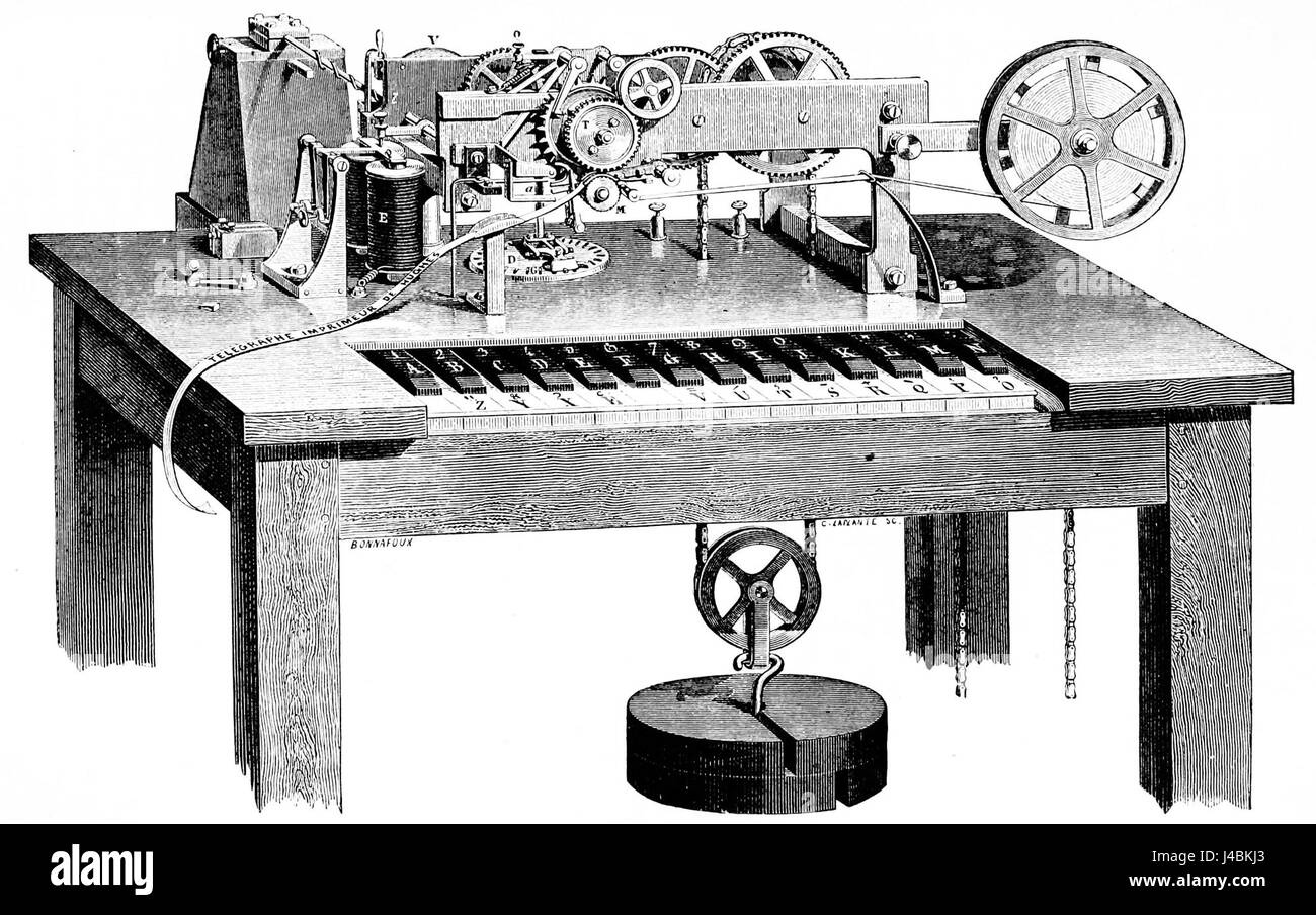 Telegraph printing press hi-res stock photography and images - Alamy