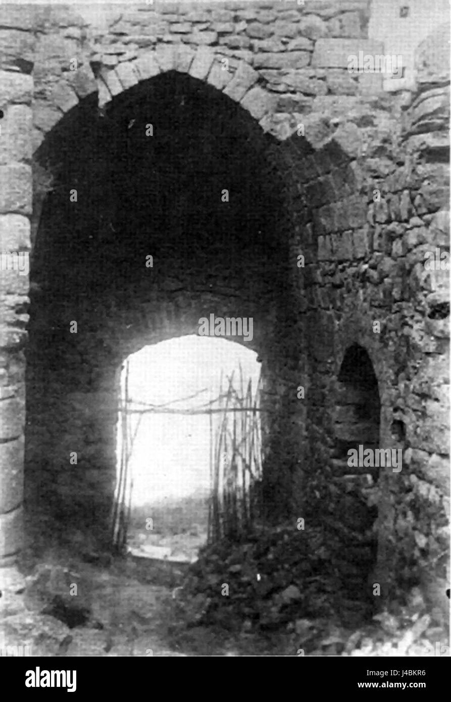 Requesens Castle, depicted in a photograph from around 1893, is an ...