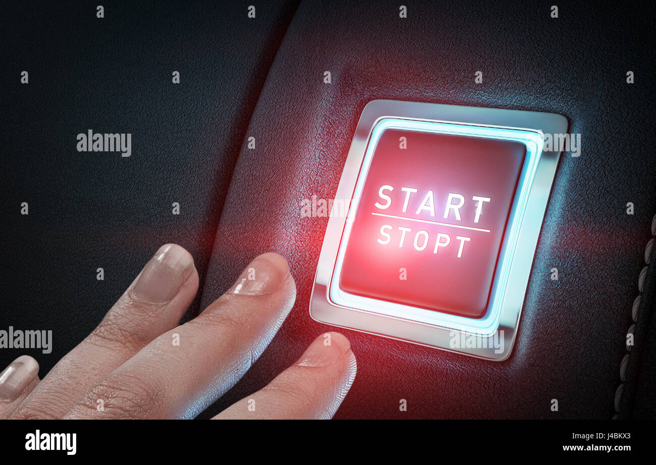 Just push the button Stock Photo - Alamy