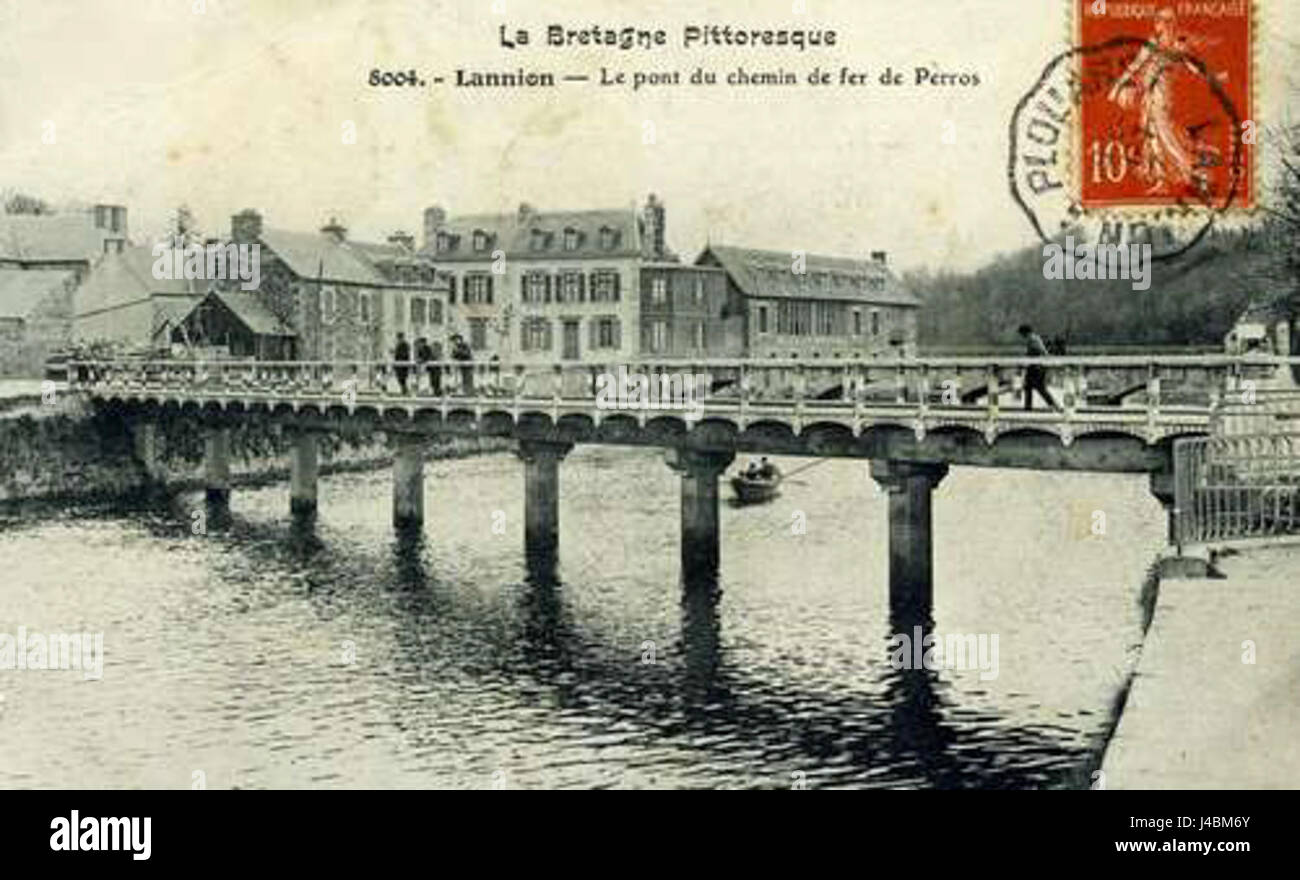 Lannion map hi-res stock photography and images - Alamy