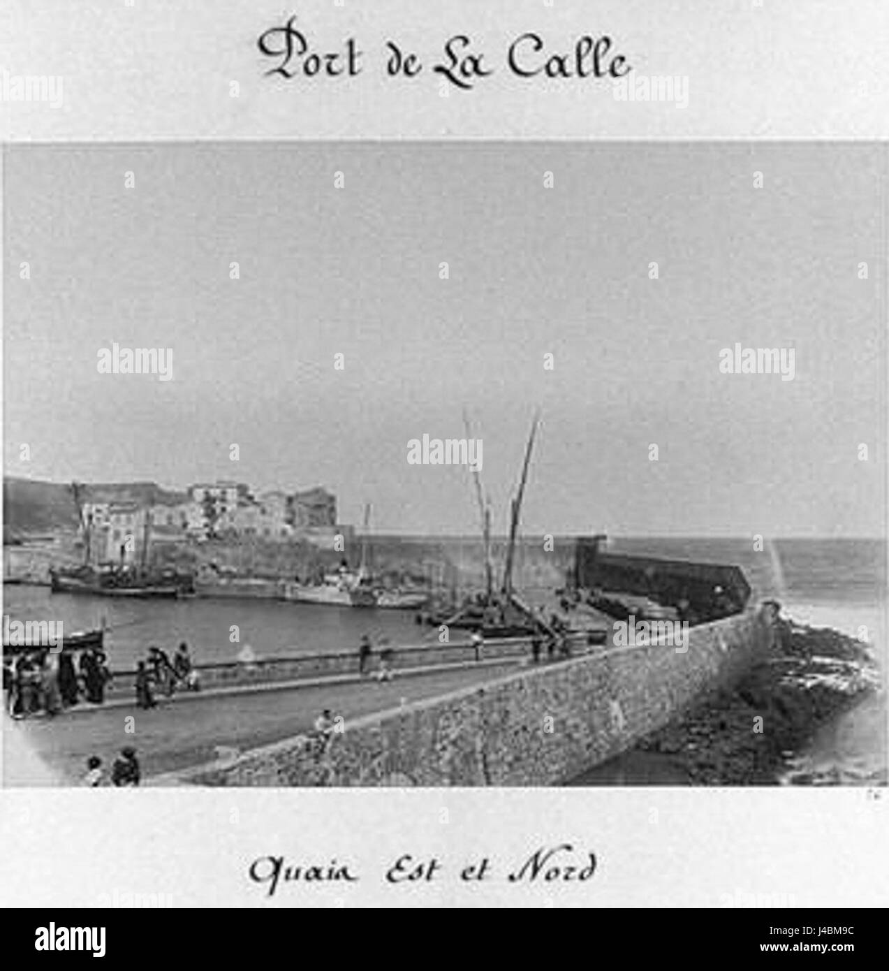 The Port de la Calle, with its quays and northern section, is depicted ...