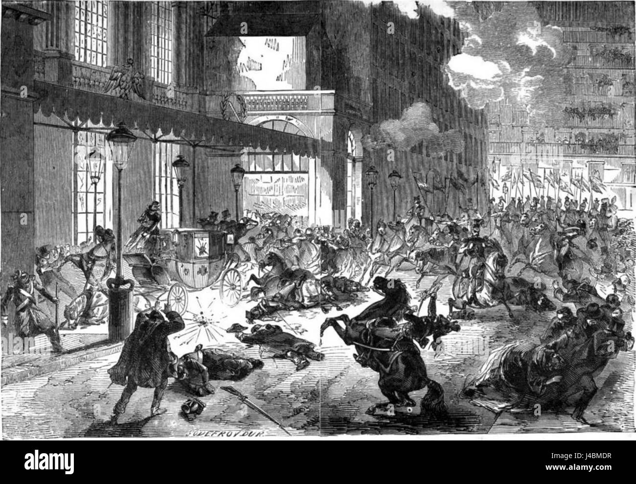 Plot rue saint nicaise Black and White Stock Photos & Images - Alamy