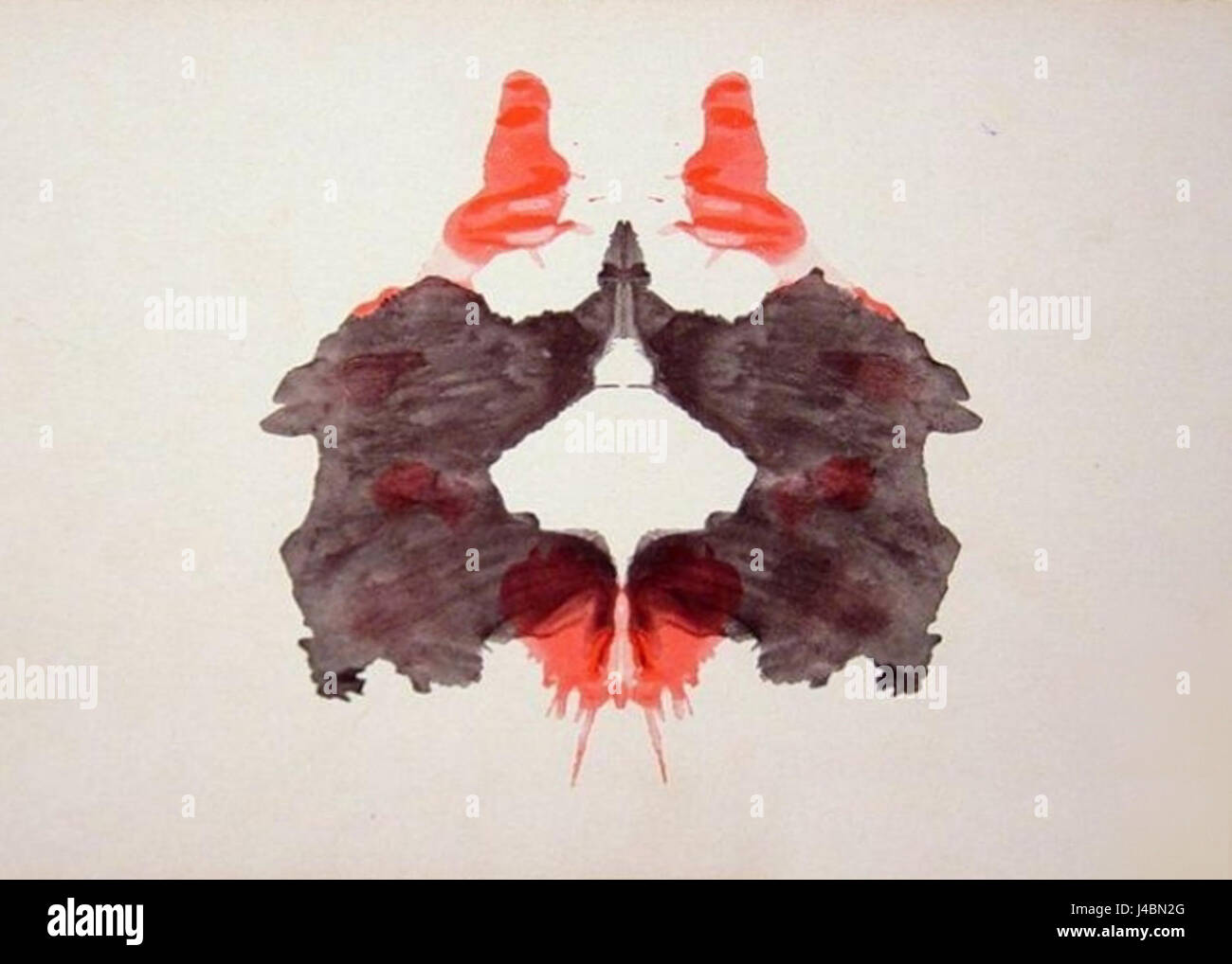 Rorschach blot 02 refers to a specific inkblot image used in ...