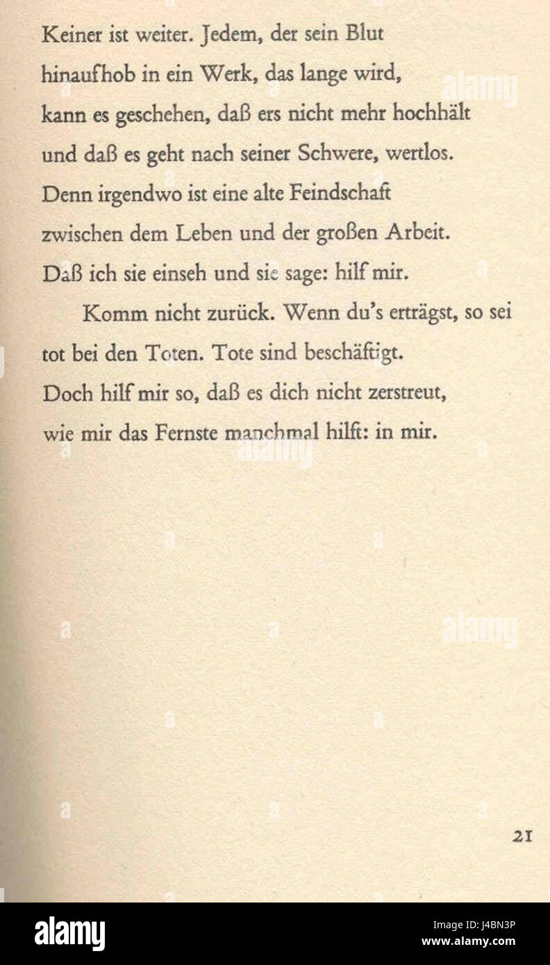 'Requiem' is a poem by Rainer Maria Rilke, reflecting on themes of ...