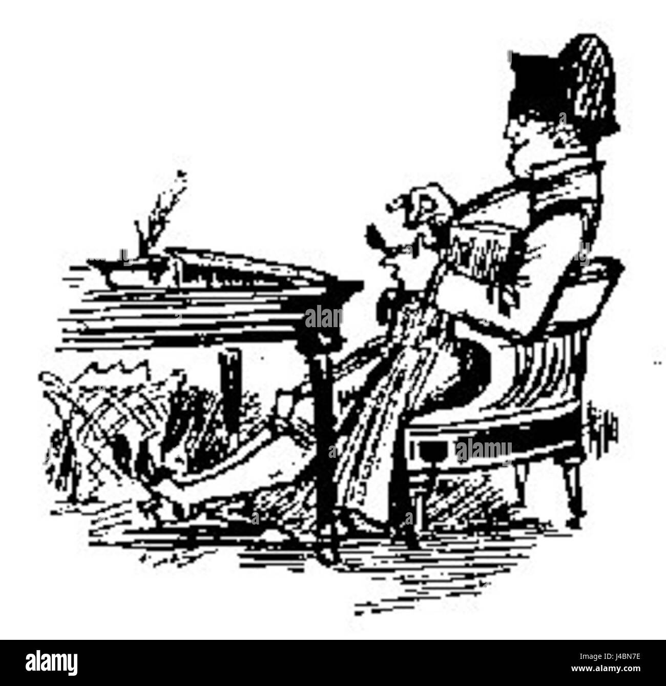 This image is from *VingtiÃ¨me SiÃ¨cle*, a work by Albert Robida ...