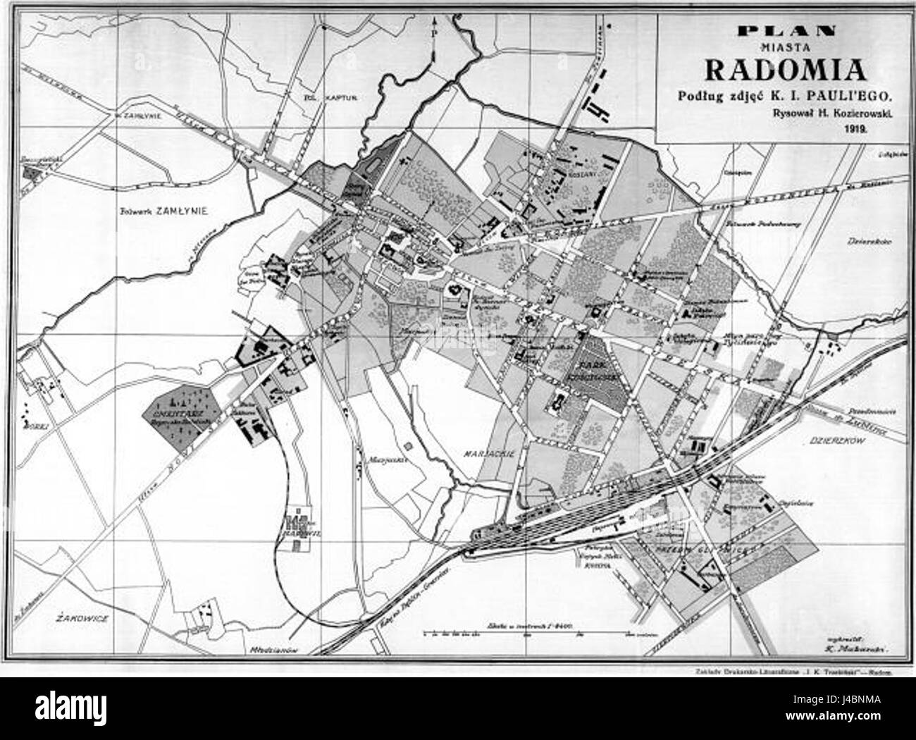 Radom plans refer to historical architectural blueprints or urban ...