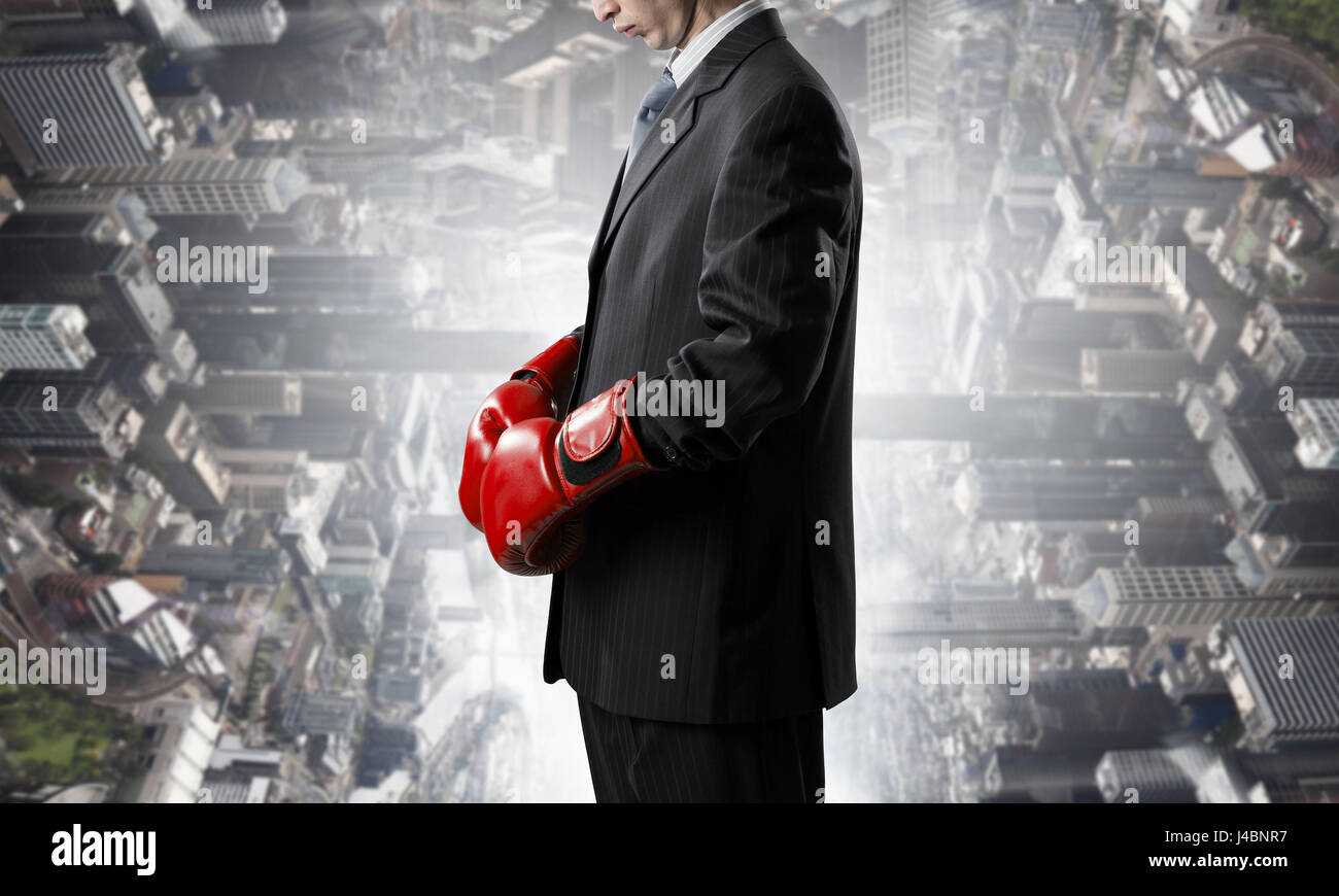 Mister boss ready to fight Stock Photo - Alamy