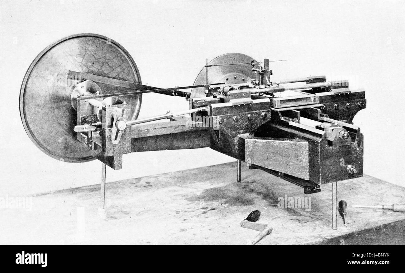 PSM V49 D127 Dividing engine for ruling gratings for spectrum anayzers ...