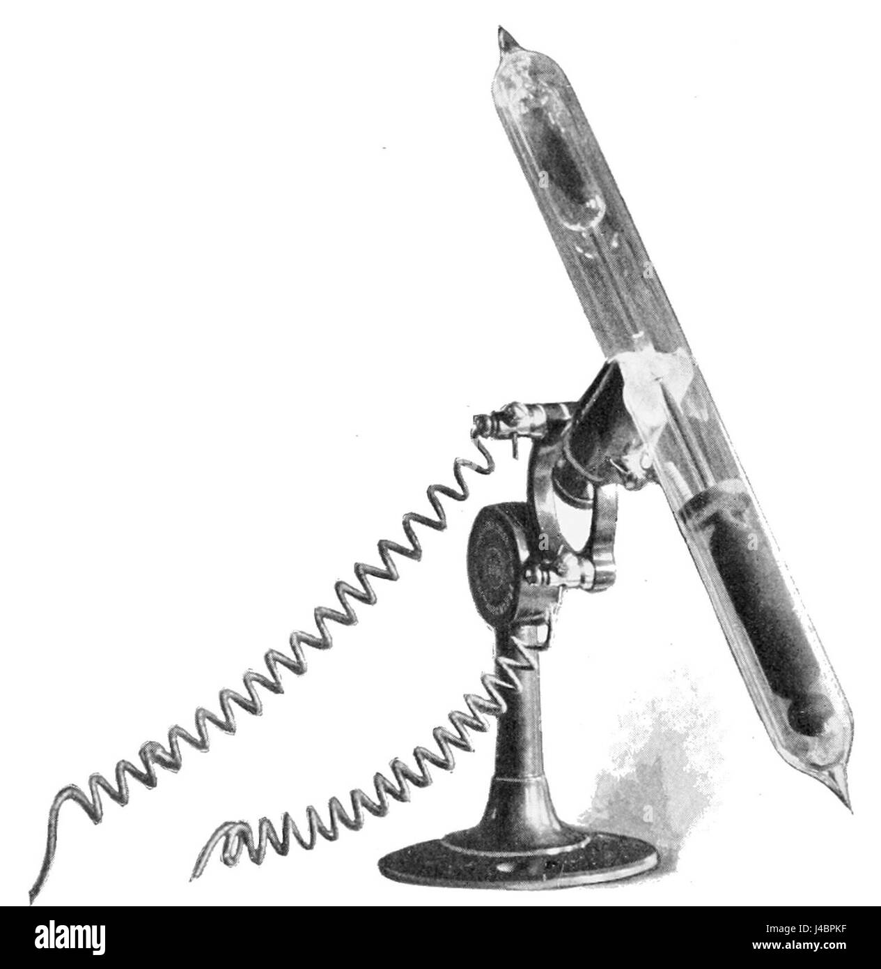 An illustration of the sunshine recorder, a scientific instrument used ...