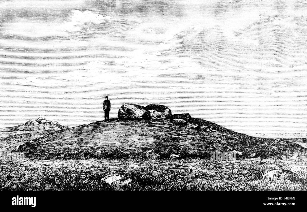Megalithic graves Black and White Stock Photos & Images - Alamy