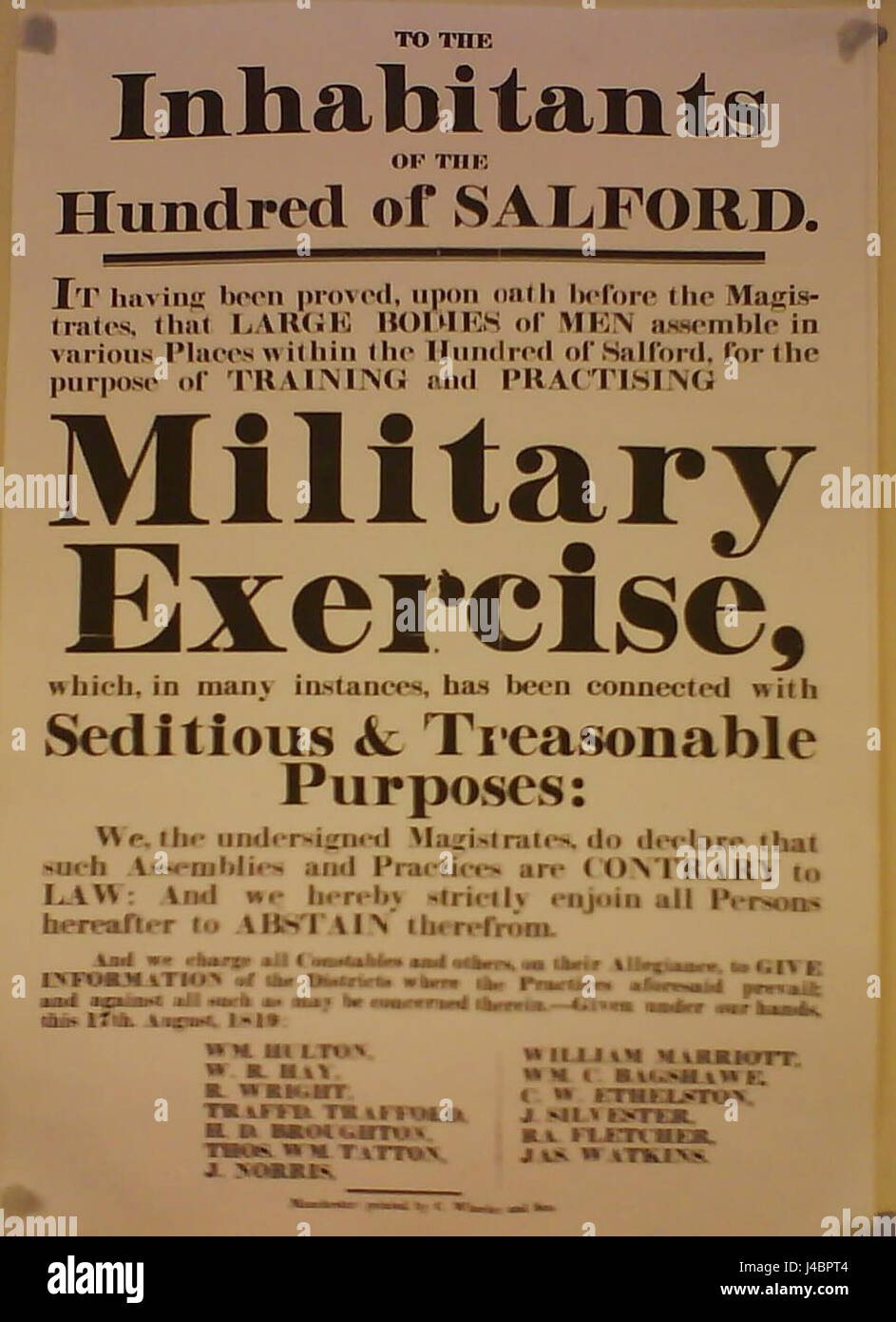 Peterloo High Resolution Stock Photography and Images - Alamy