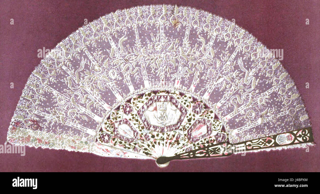 Princess marie mary fan Stock Photo - Alamy