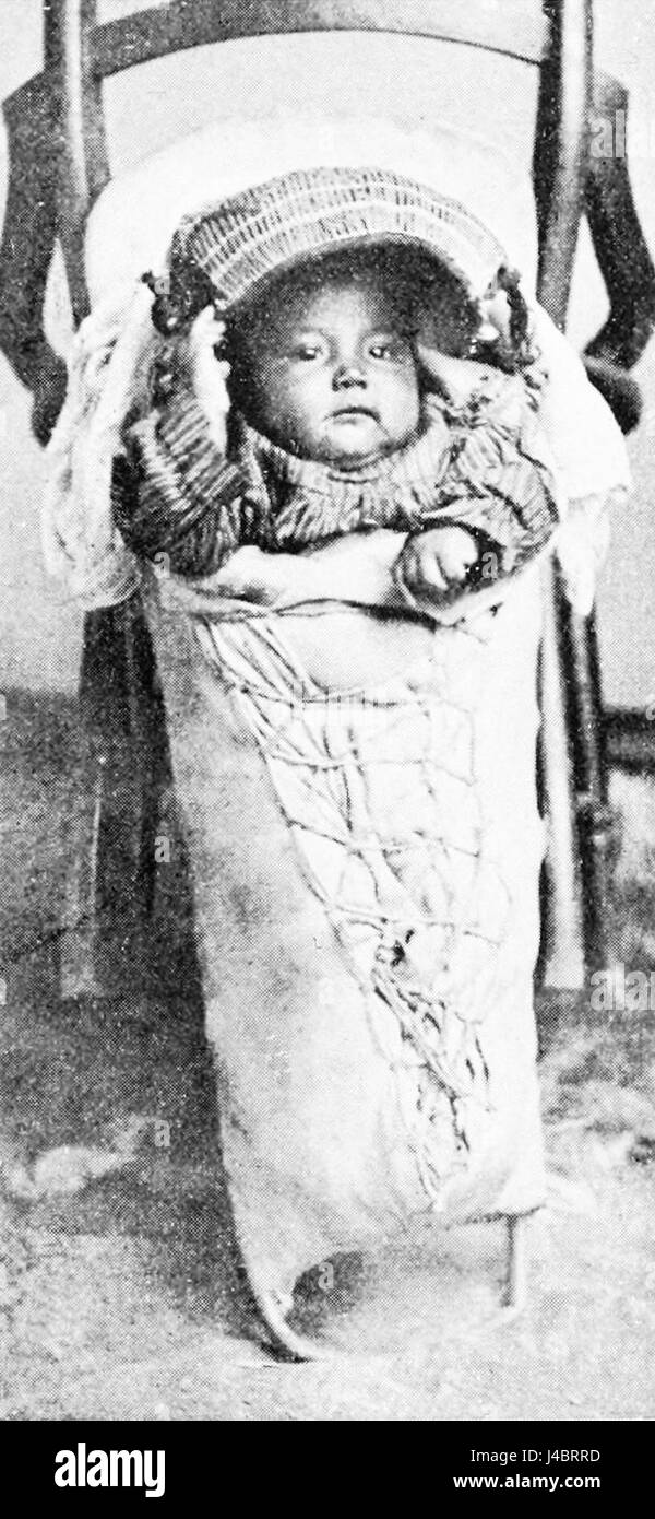 An image or description of a papoose in his gebelle, featured in *PSM ...