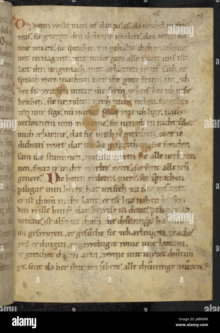 The 'Rolandslied' is an Old High German epic poem, with Codex Palatinus ...