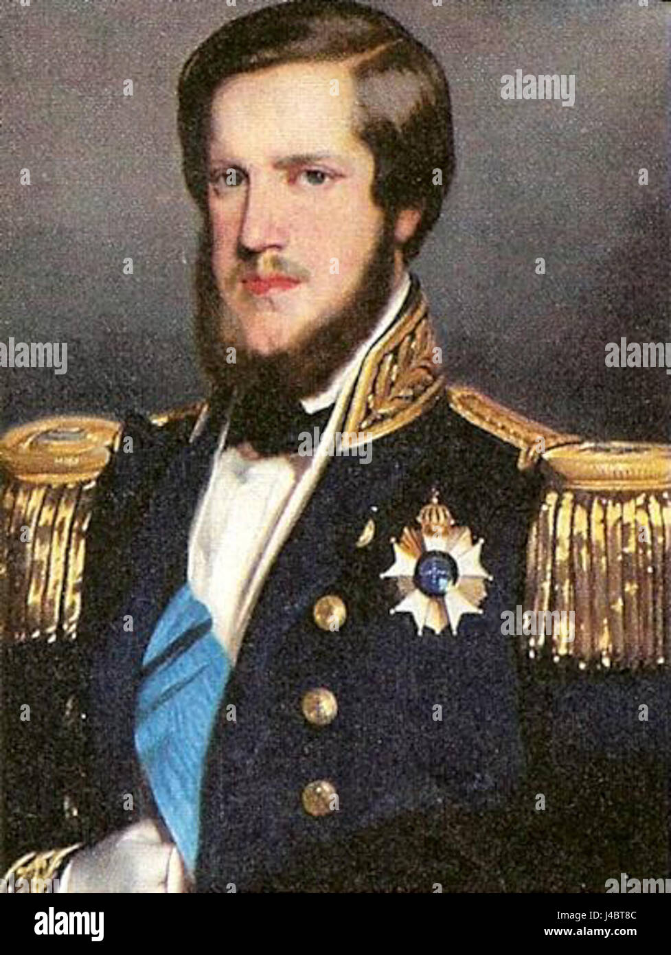 This portrait of Pedro II from 1850 captures the Brazilian emperor ...