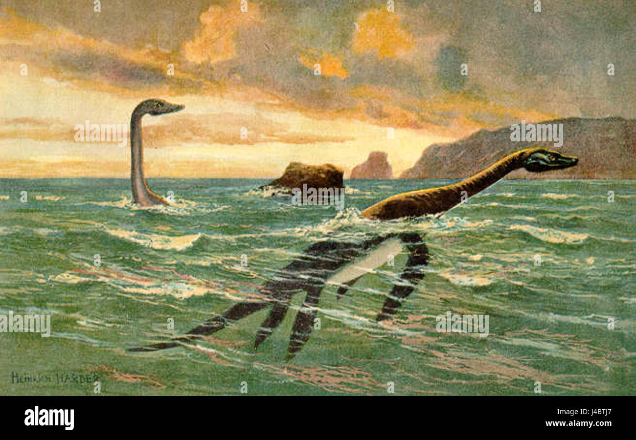 The plesiosaur was a marine reptile that lived during the Mesozoic Era ...
