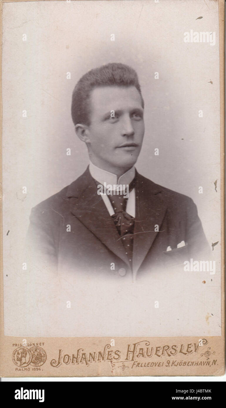 This portrait of Peter Andersen, created by Hauerslev, showcases the ...