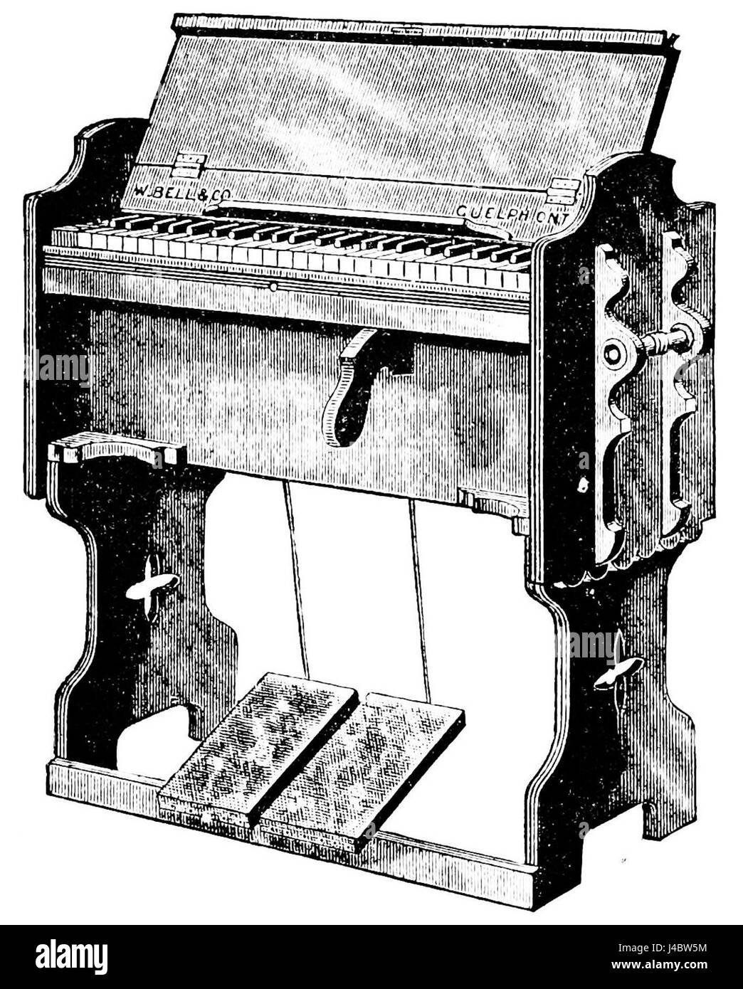 Early organ design Black and White Stock Photos & Images - Alamy