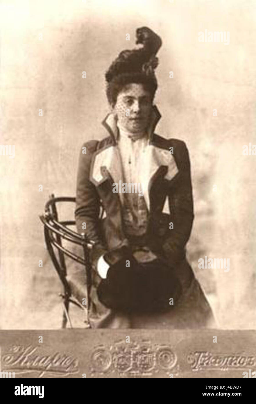 The portrait of Princess Tamara Gruzinsky captures the likeness of a ...