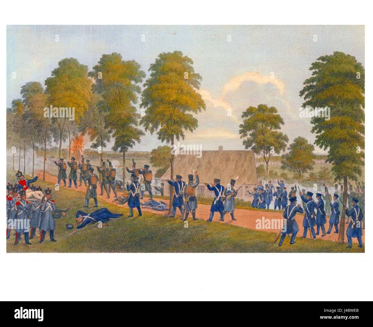 This title refers to a historical event, the Battle of Veddel (Gefechte ...