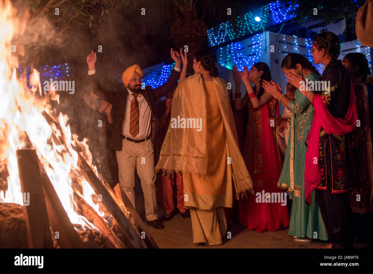 Lohri festival hi-res stock photography and images - Alamy