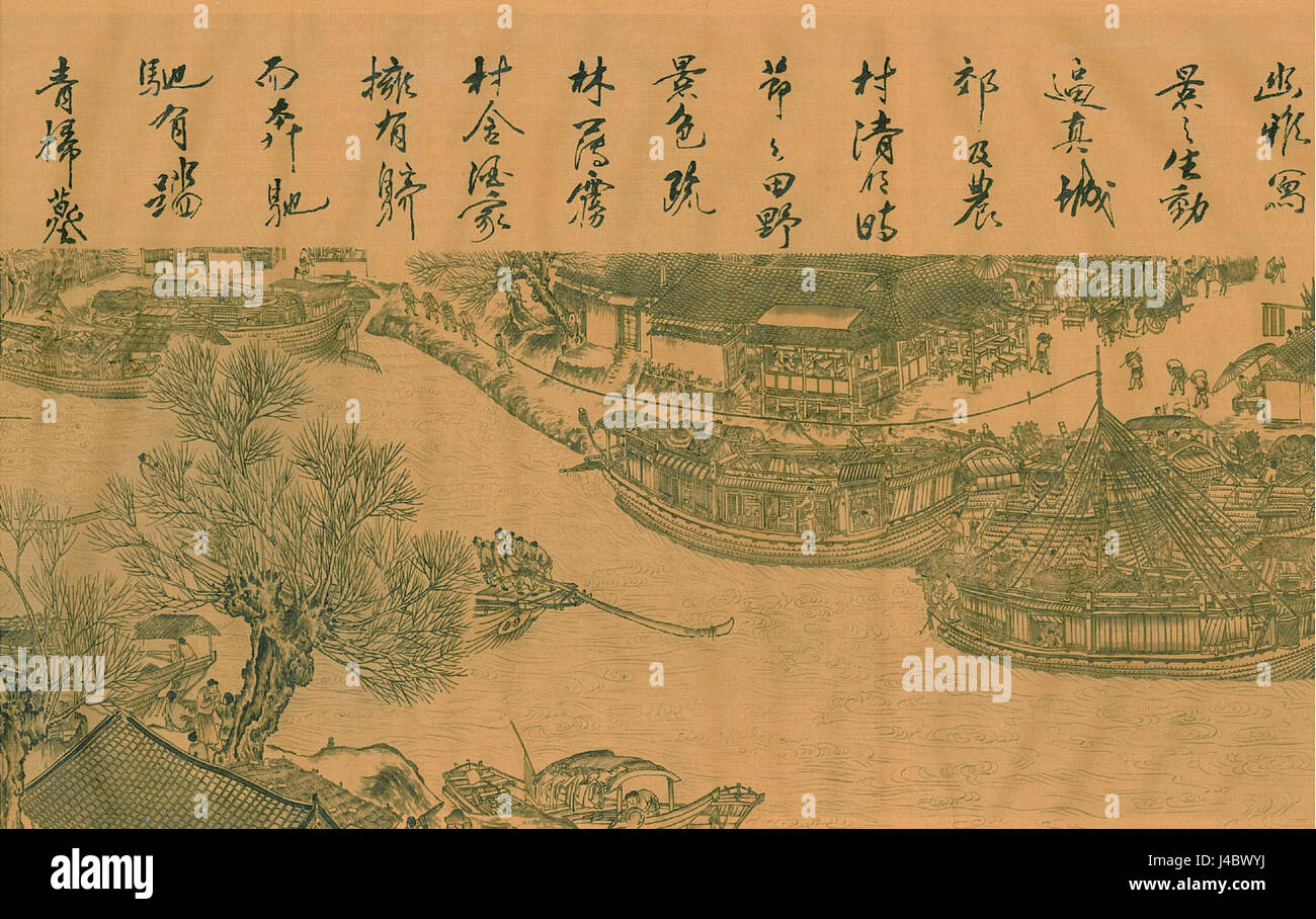 The 'Qingming Shanghe Tu' (Along the River During the Qingming Festival ...
